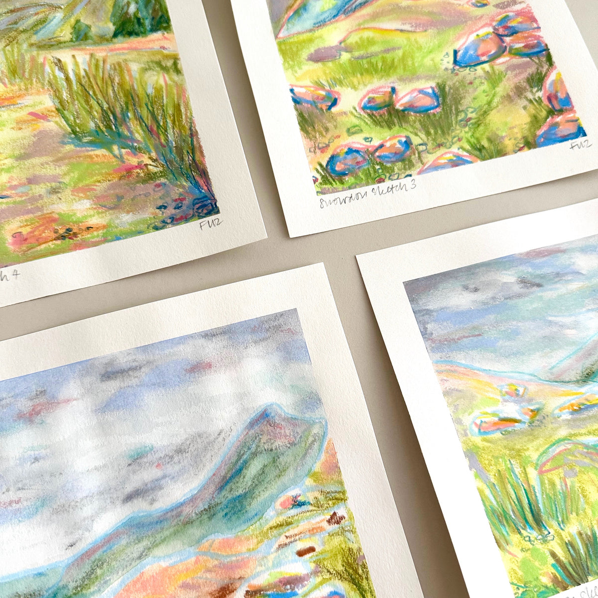 Snowdon Sketch 6 - Original Art | FUZ FINE ART