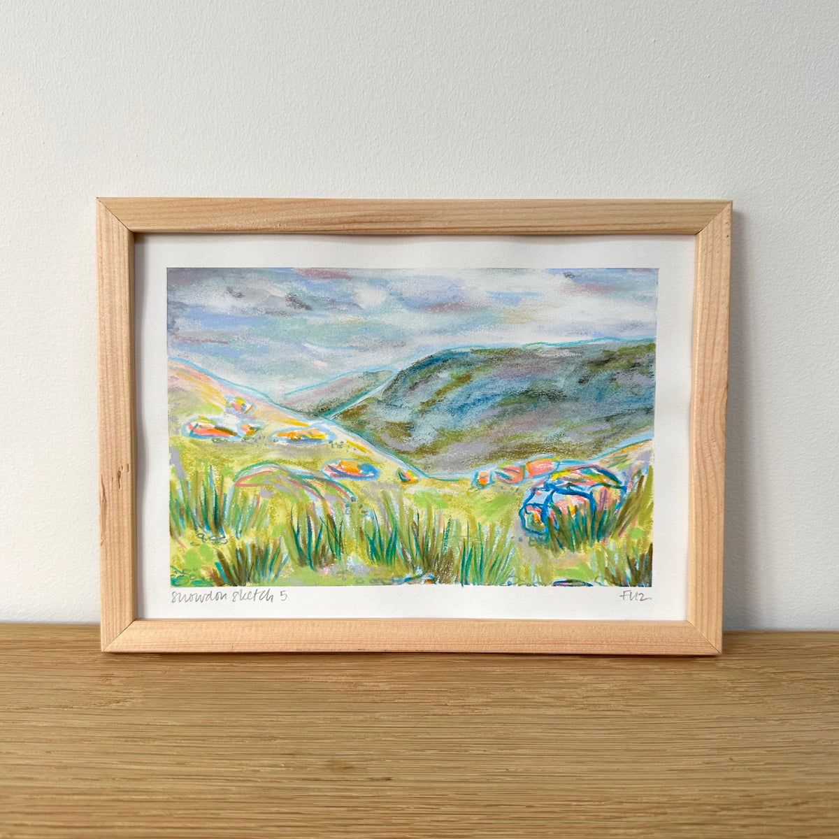 Snowdon Sketch 5 - Original Art | FUZ FINE ART