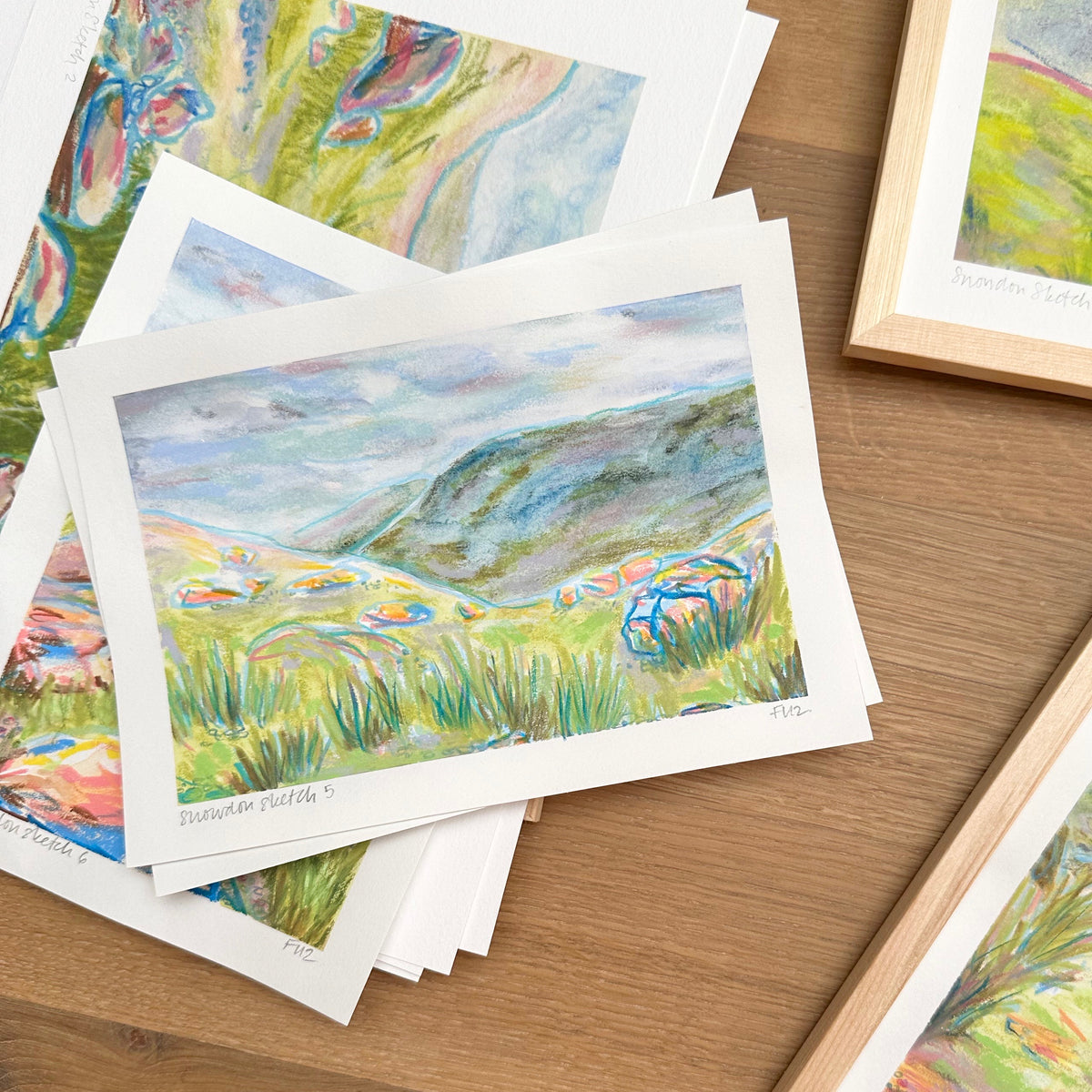 Snowdon Sketch 5 - Original Art | FUZ FINE ART
