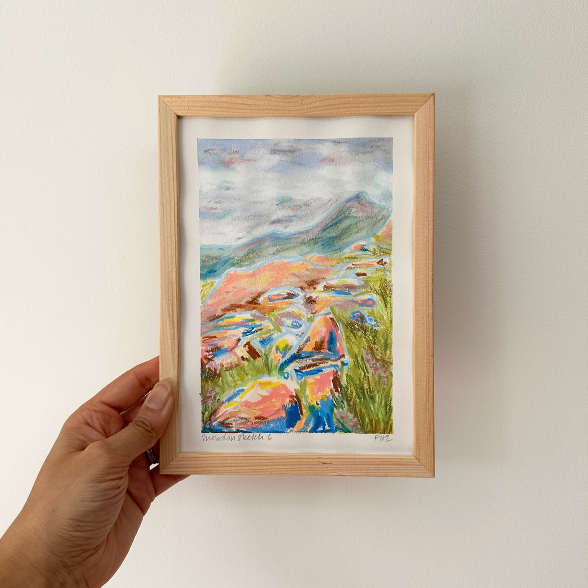 Snowdon Sketch 6 - Original Art | FUZ FINE ART