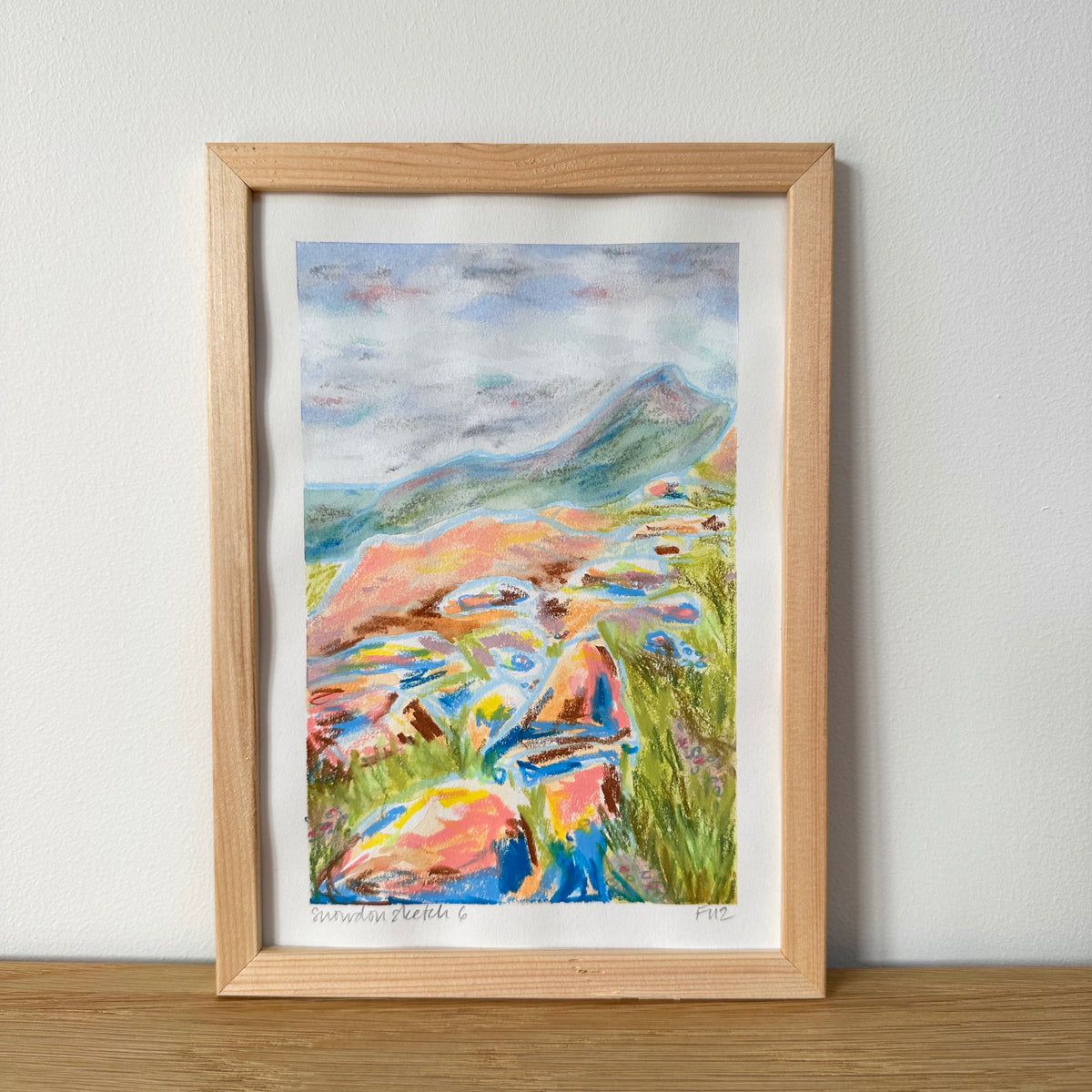 Snowdon Sketch 6 - Original Art | FUZ FINE ART